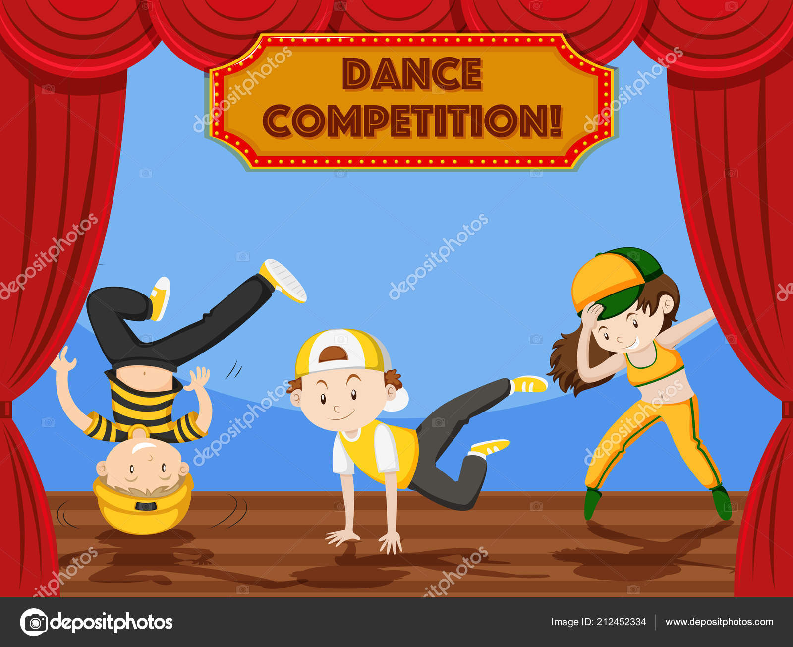 청소년 찬양댄스 클립아트