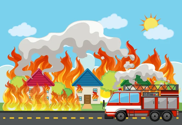 House On Fire Clip Art