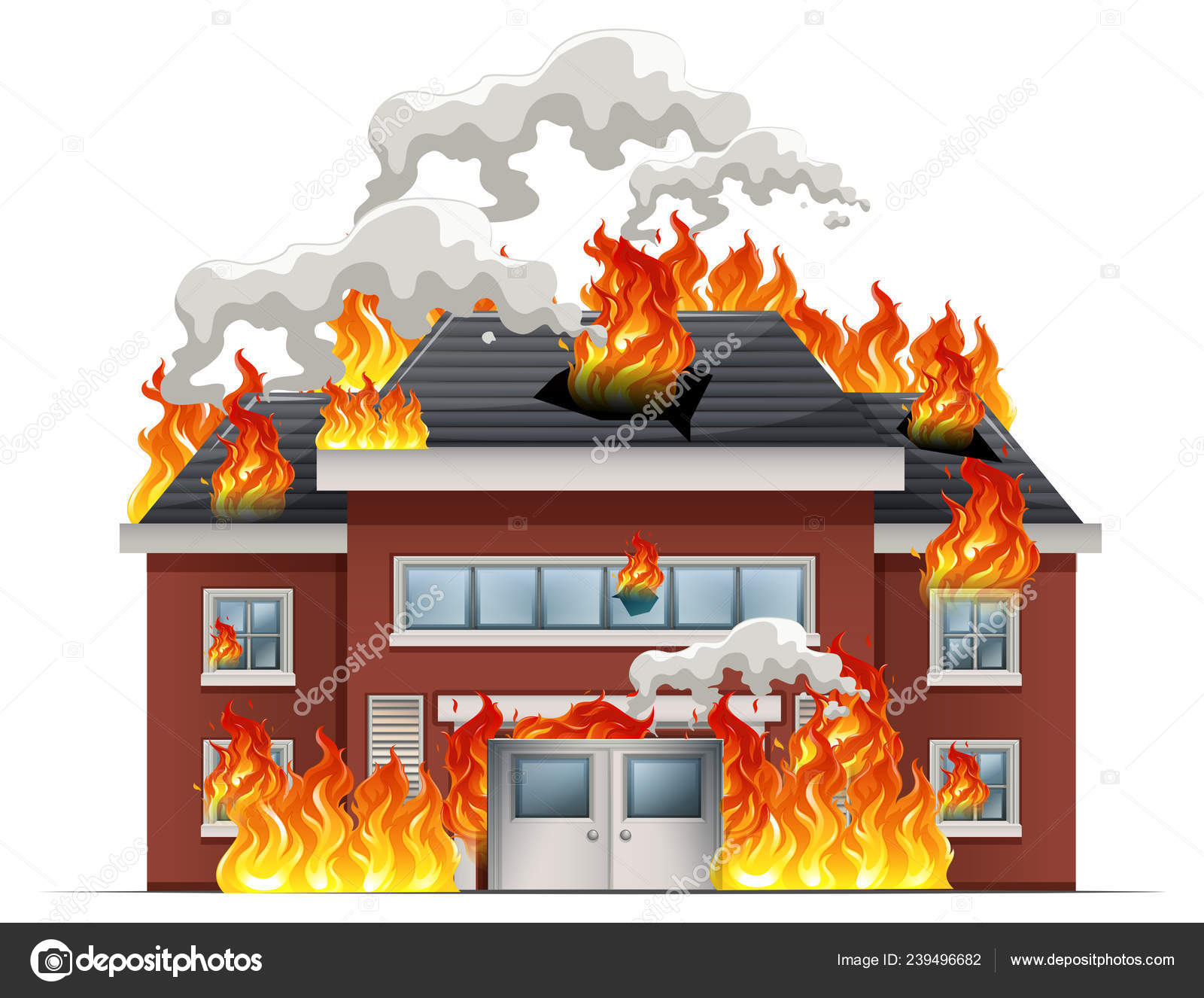 House Fire Clip Art