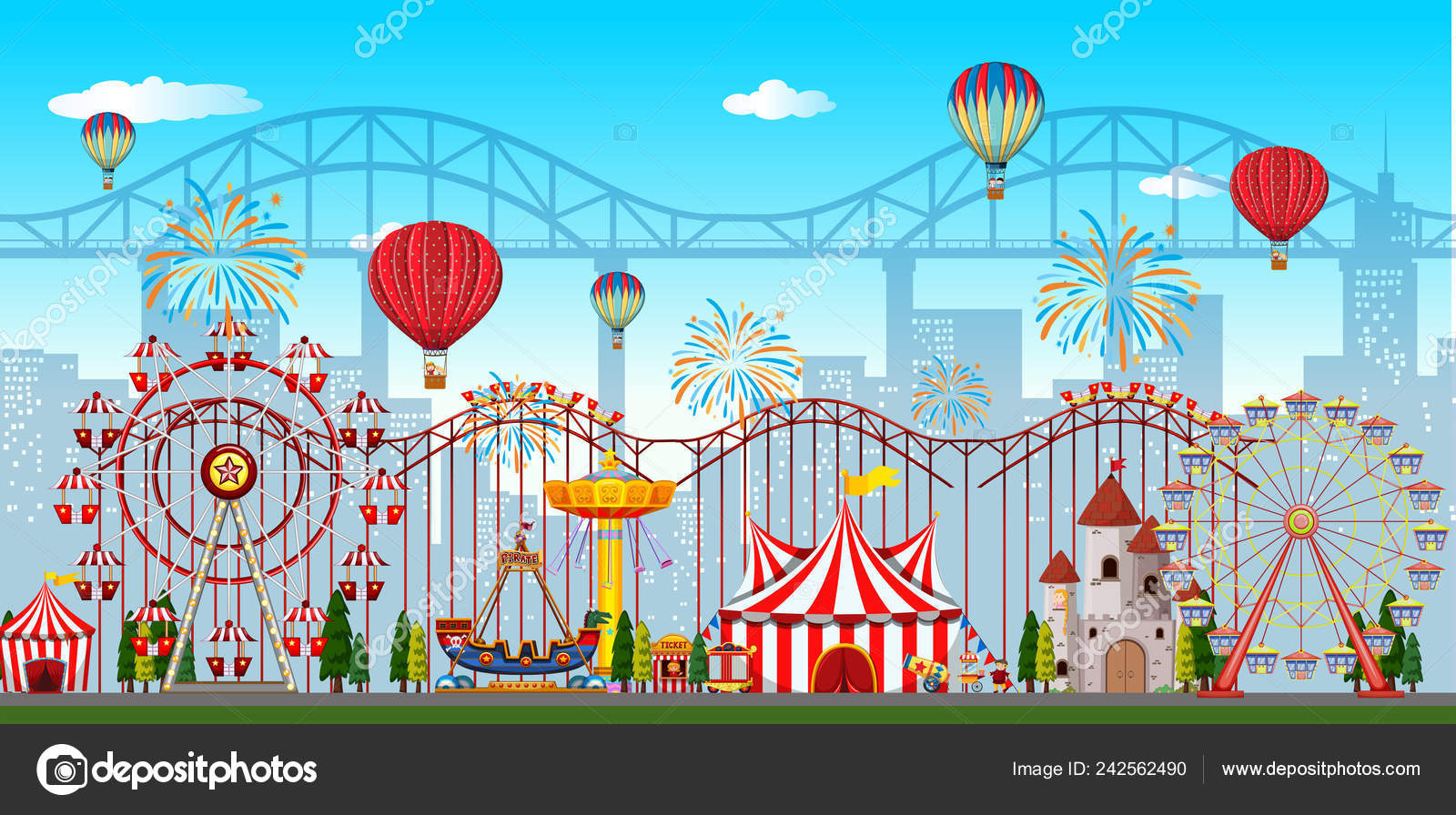 Amusement Park Clipart