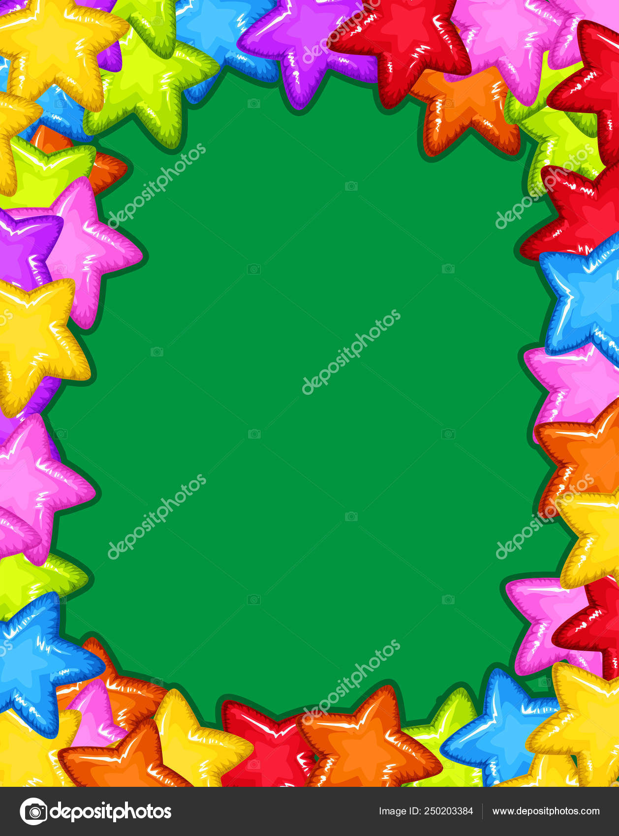 A colourful star frame Stock Vector Image by ©blueringmedia #250203384
