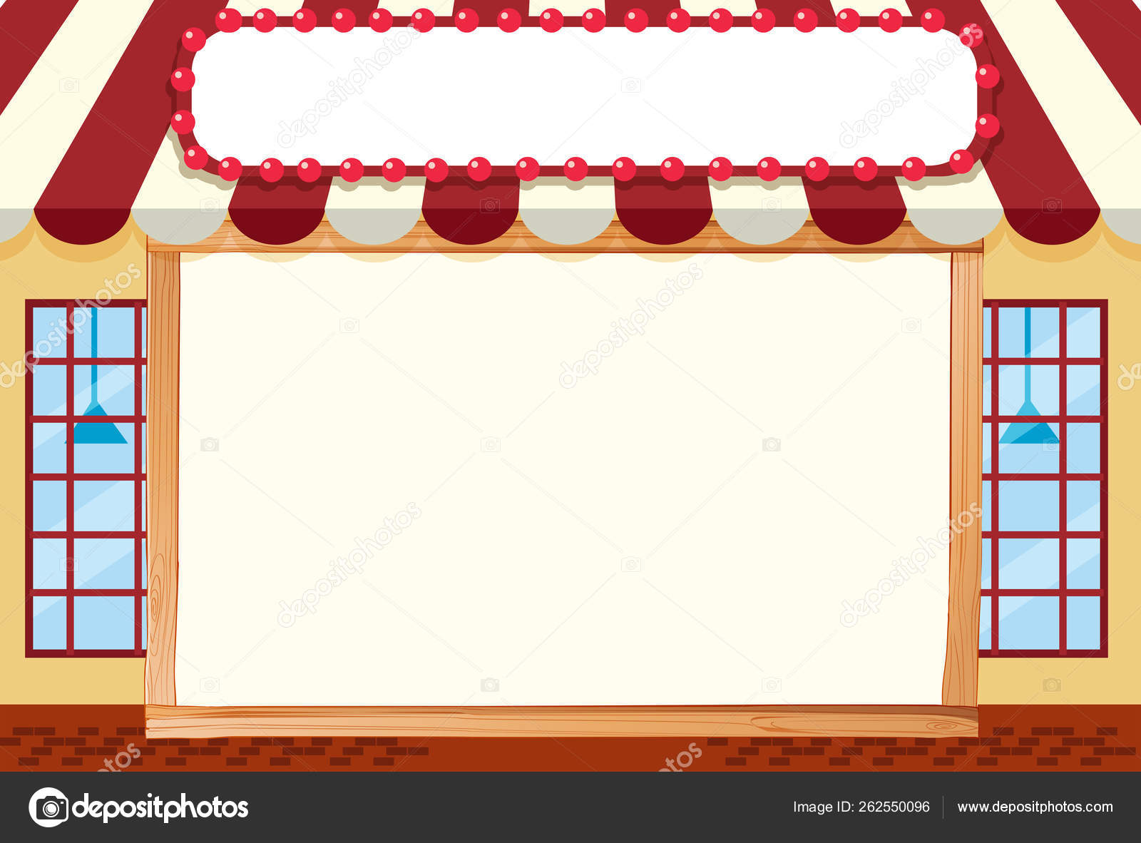 A shop border template ⬇ Vector Image by © blueringmedia | Vector Stock ...