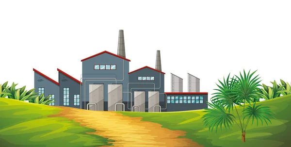 An urban factory scene Stock Vector by ©blueringmedia 276114632 An urban factory scene Stock Vector by ©blueringmedia 276114632