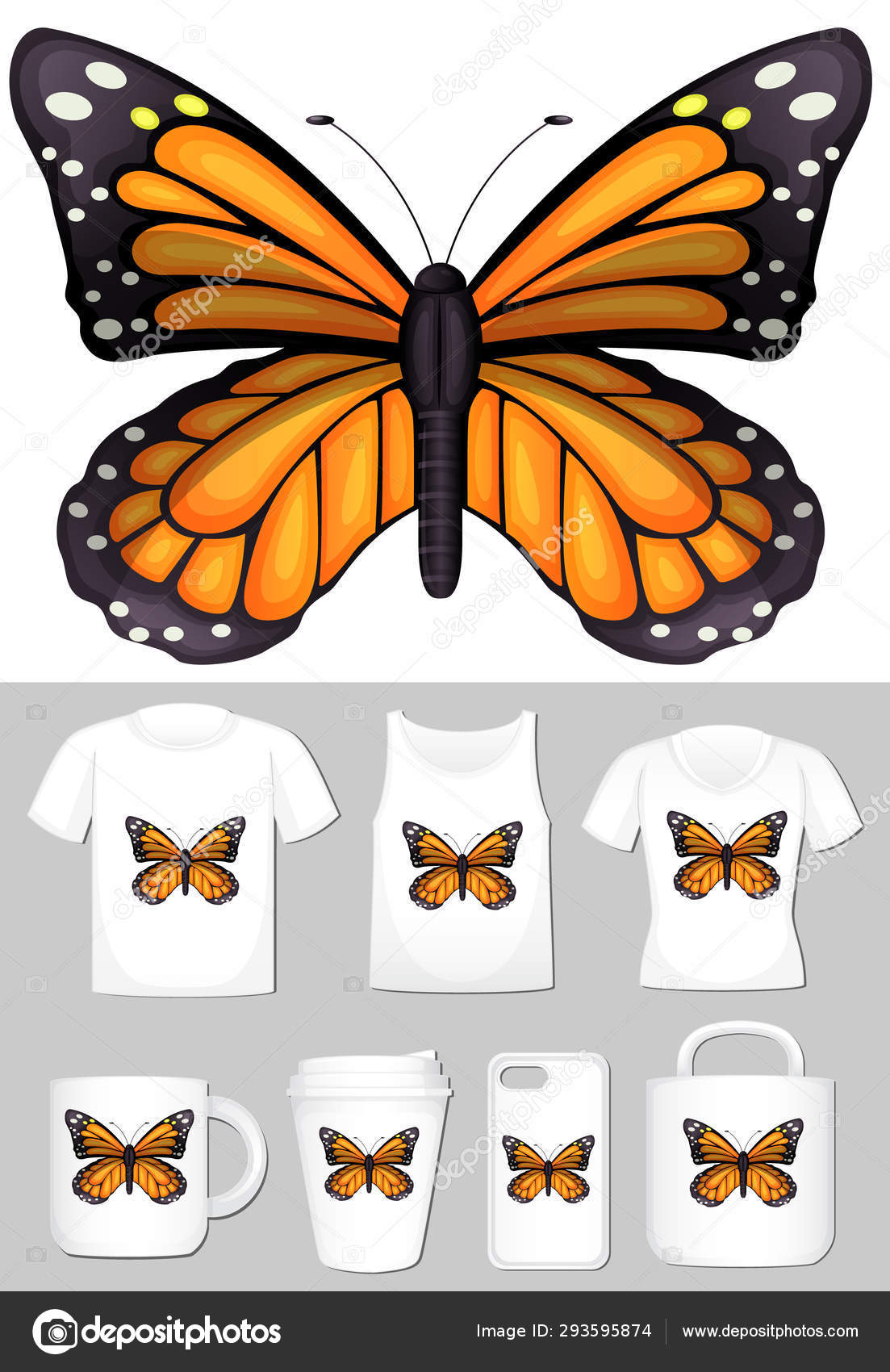 Monarch Butterfly Template