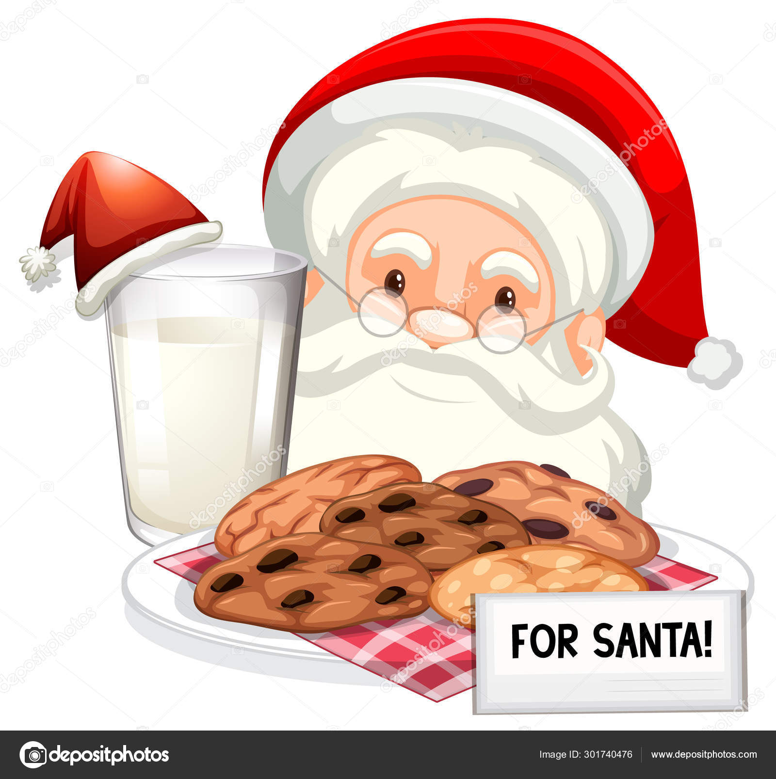 Galletas Para Santa Clip Art Galletas Para Santa SVG / Navidad Svg