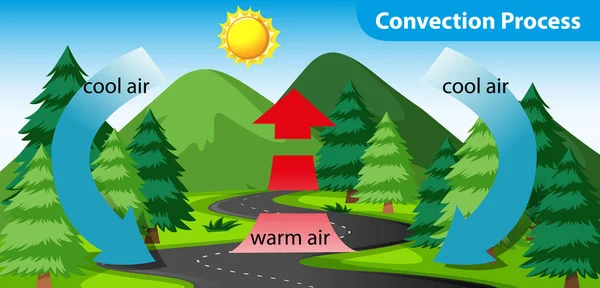 Diagram showing how heat transfer Stock Vector by ©blueringmedia 317196034