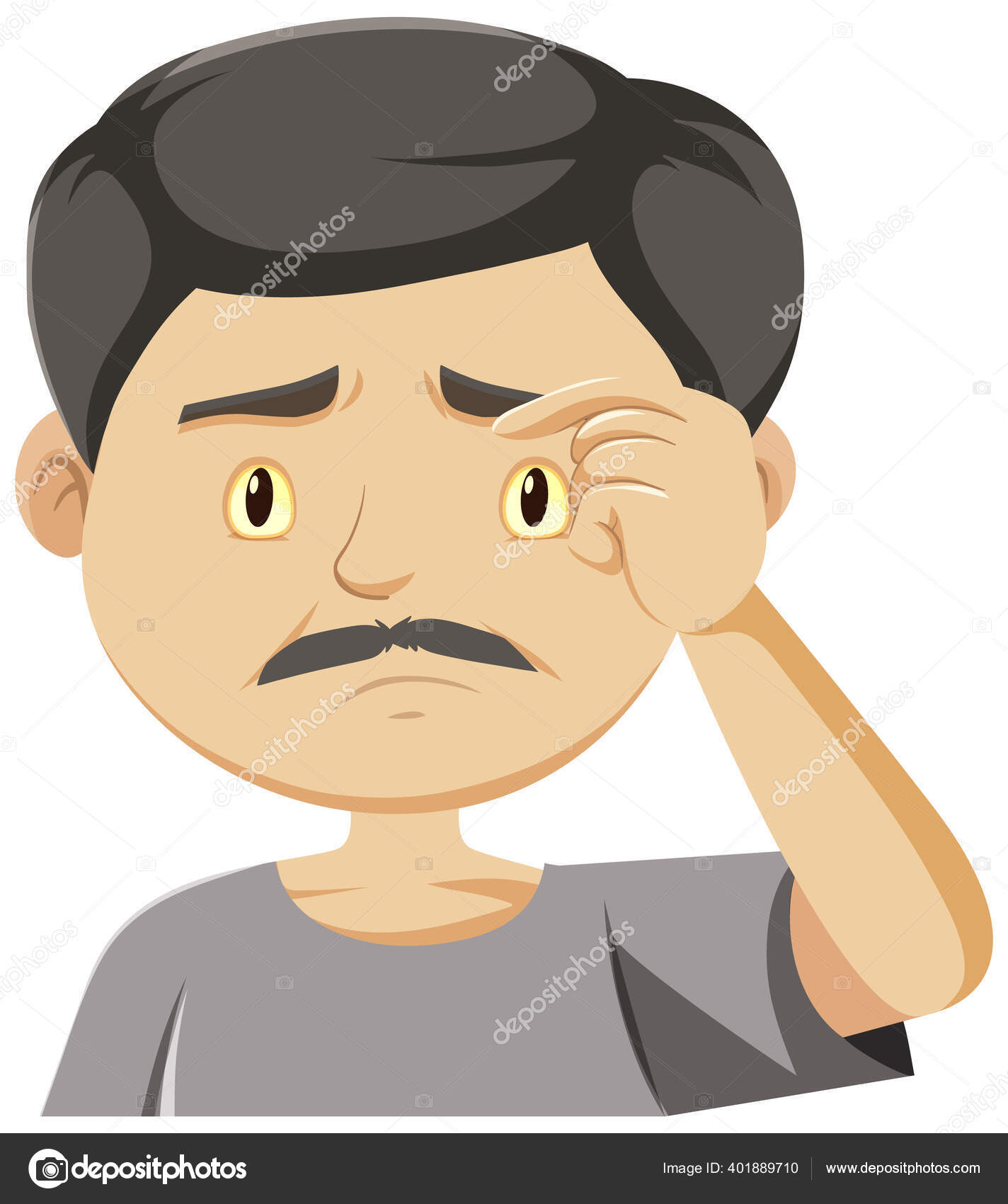 Old Man Haveing Jaundice Illustration Stock Vector by ©blueringmedia ... Old Man Haveing Jaundice Illustration Stock Vector by ©blueringmedia ...