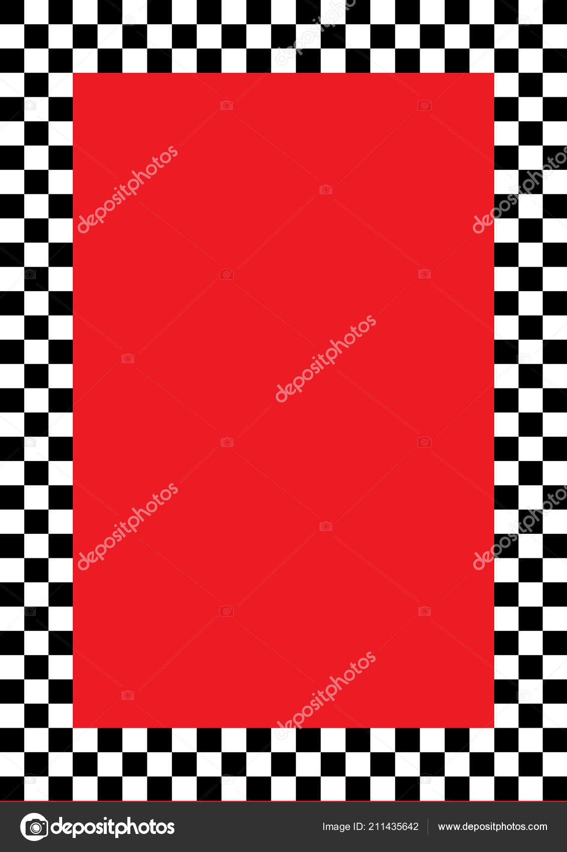 Checkered Flag Clipart Border