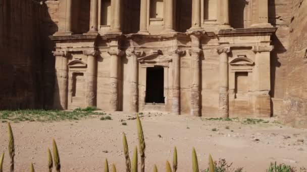 Antique Archaeological Site Classical Heritage Jordan — Stock Video ...
