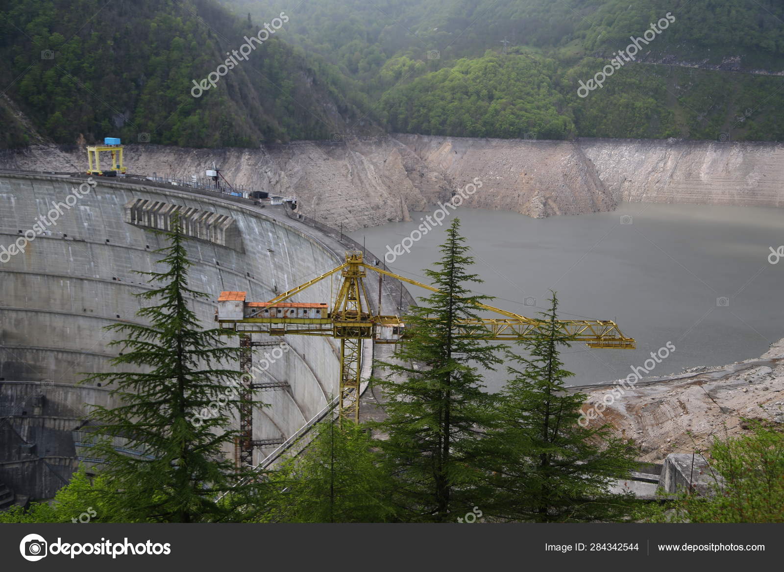 The dam in the forest — Stock Photo © lkpro #284342544