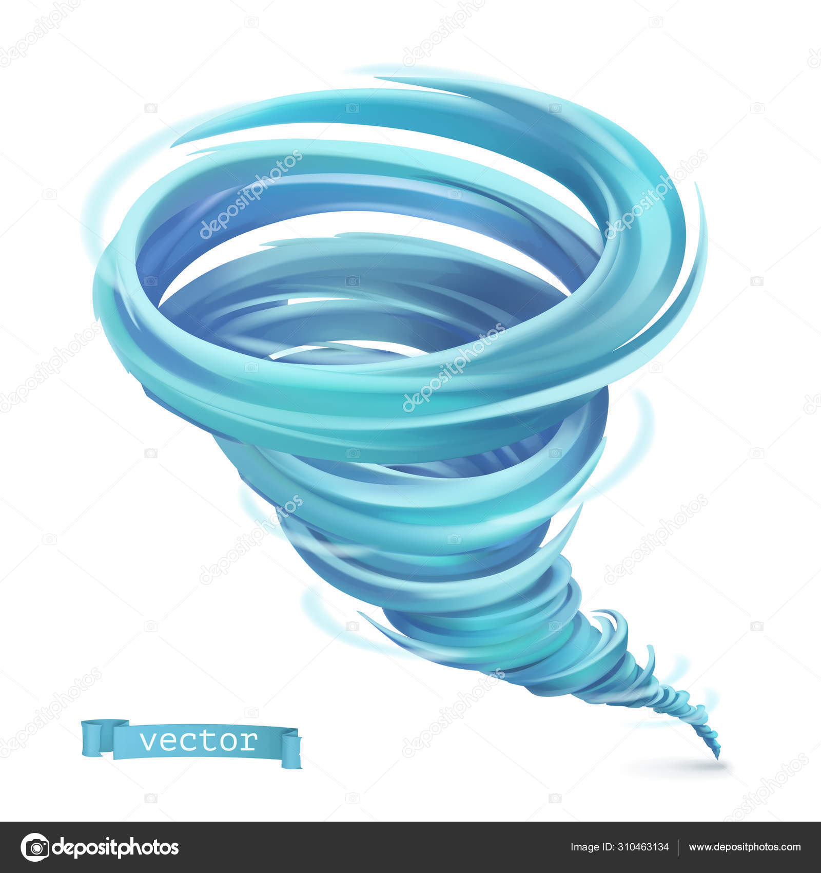 Tornado 3d Spiral Doodle