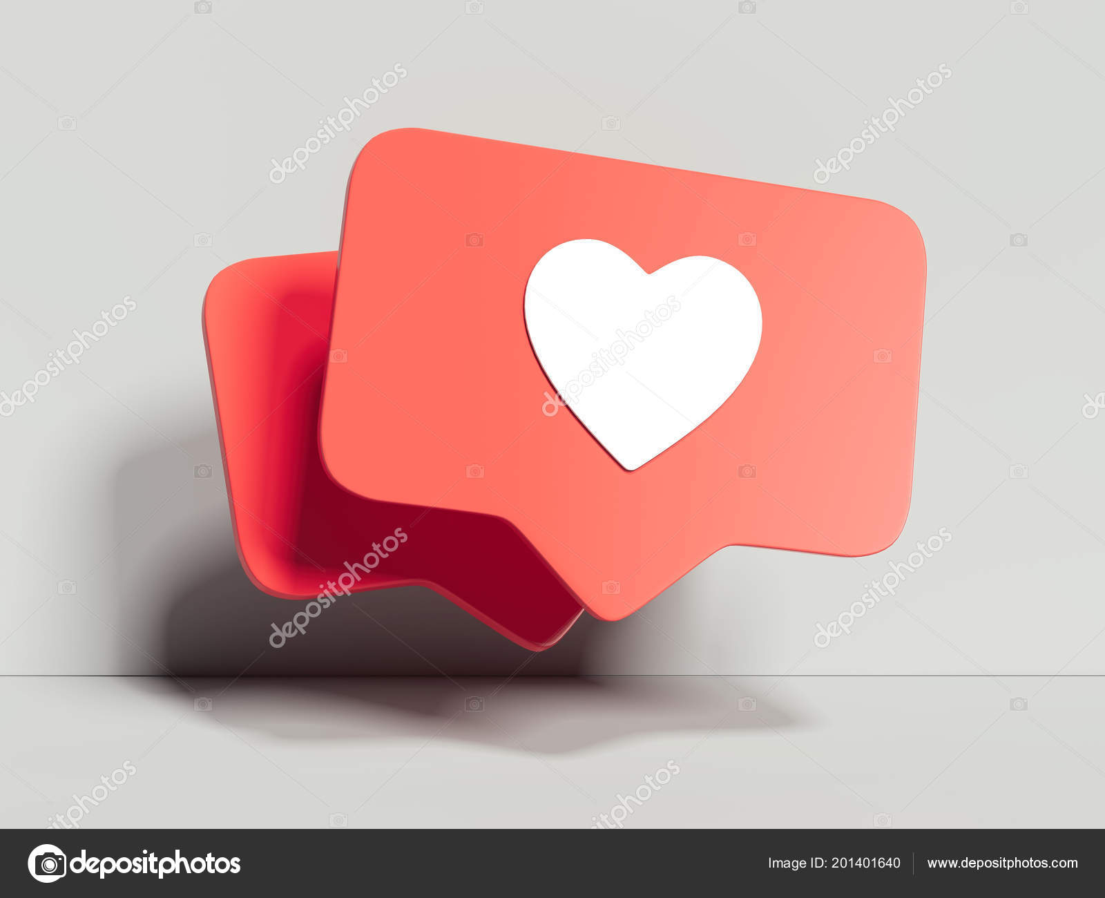 Like icons on light background, 3d rendering Stock Photo by ©ekostsov ...