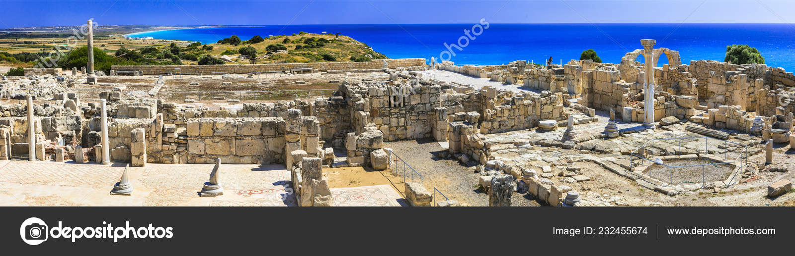 Antique Cyprus Ruins Ancient Temples Kourion Stock Photo by ©Maugli ...
