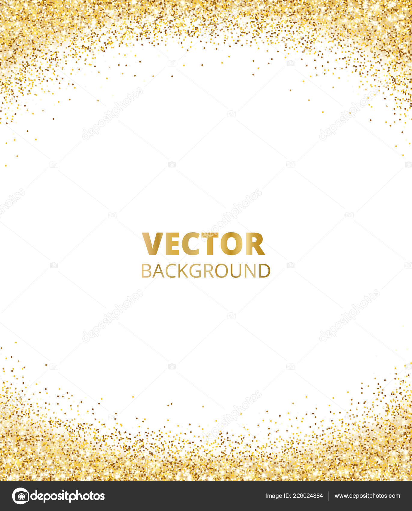 Gold Sparkle Border