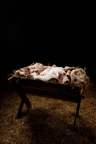 Baby Jesus in the manger — Stock Photo © carlosphotos #253034202
