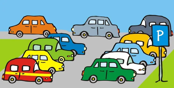 11,424,352 Car park cartoon Vector Images | Depositphotos