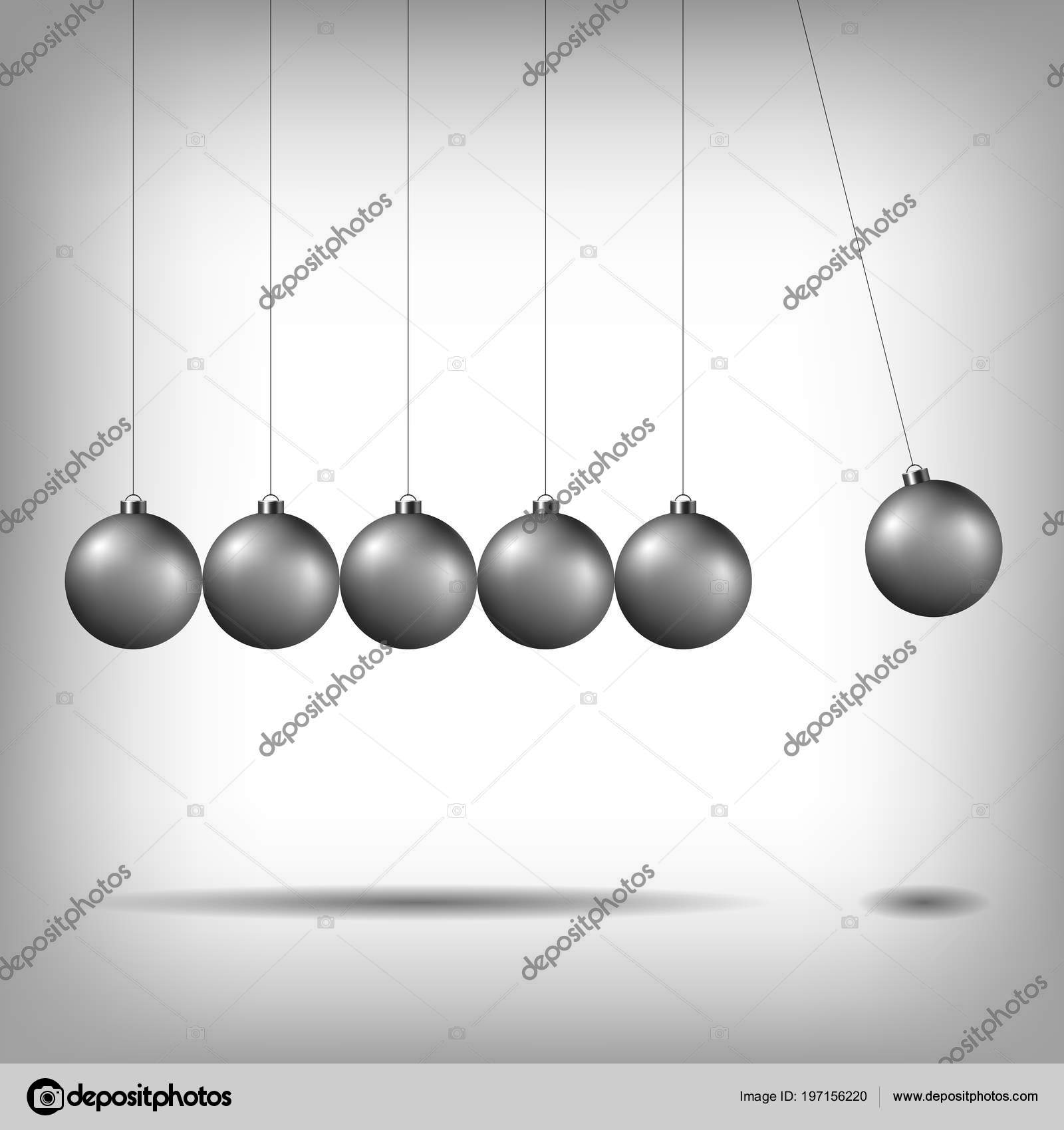 Newton's Cradle Pendulum Stock Vector Image by ©fandijki #197156220