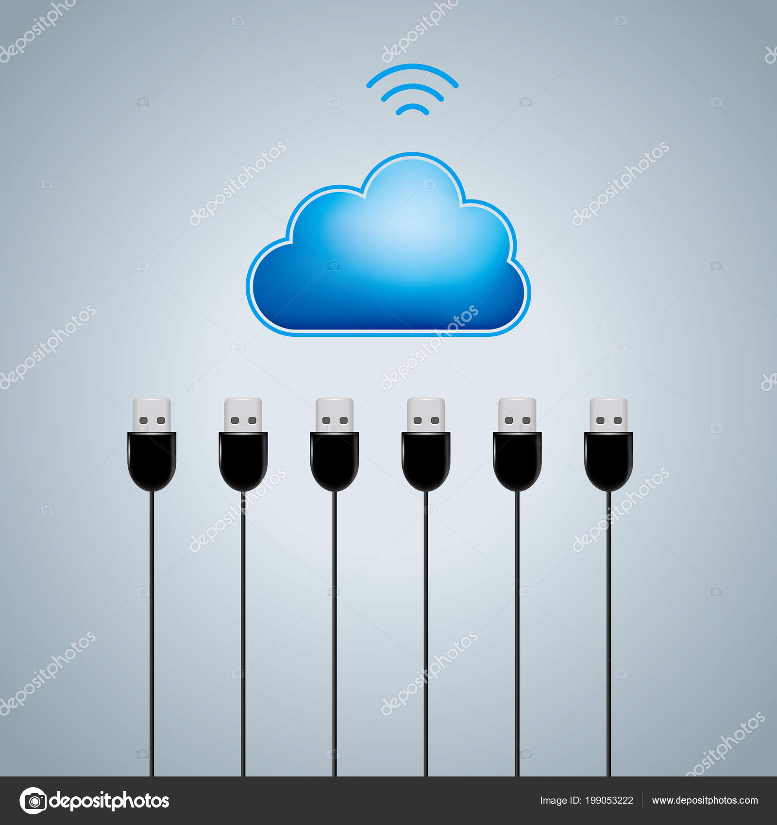 Cloud Computing Networking Design Concept Data Sharing Concept Design ...