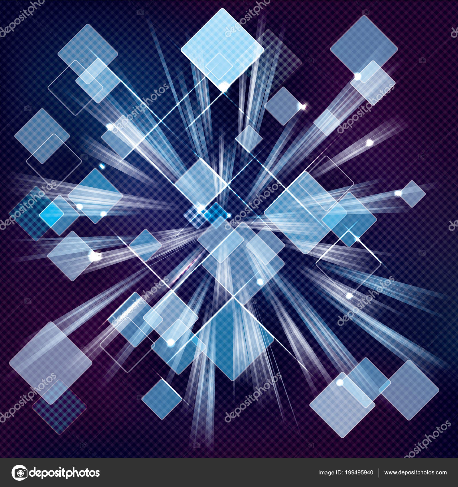 Abstract Technology Background Use Layer Overlay Effect Stock Vector by ...