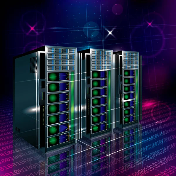 Vector Mapping Supercomputers Direct Sunlight Green Grass Stock Vector ...