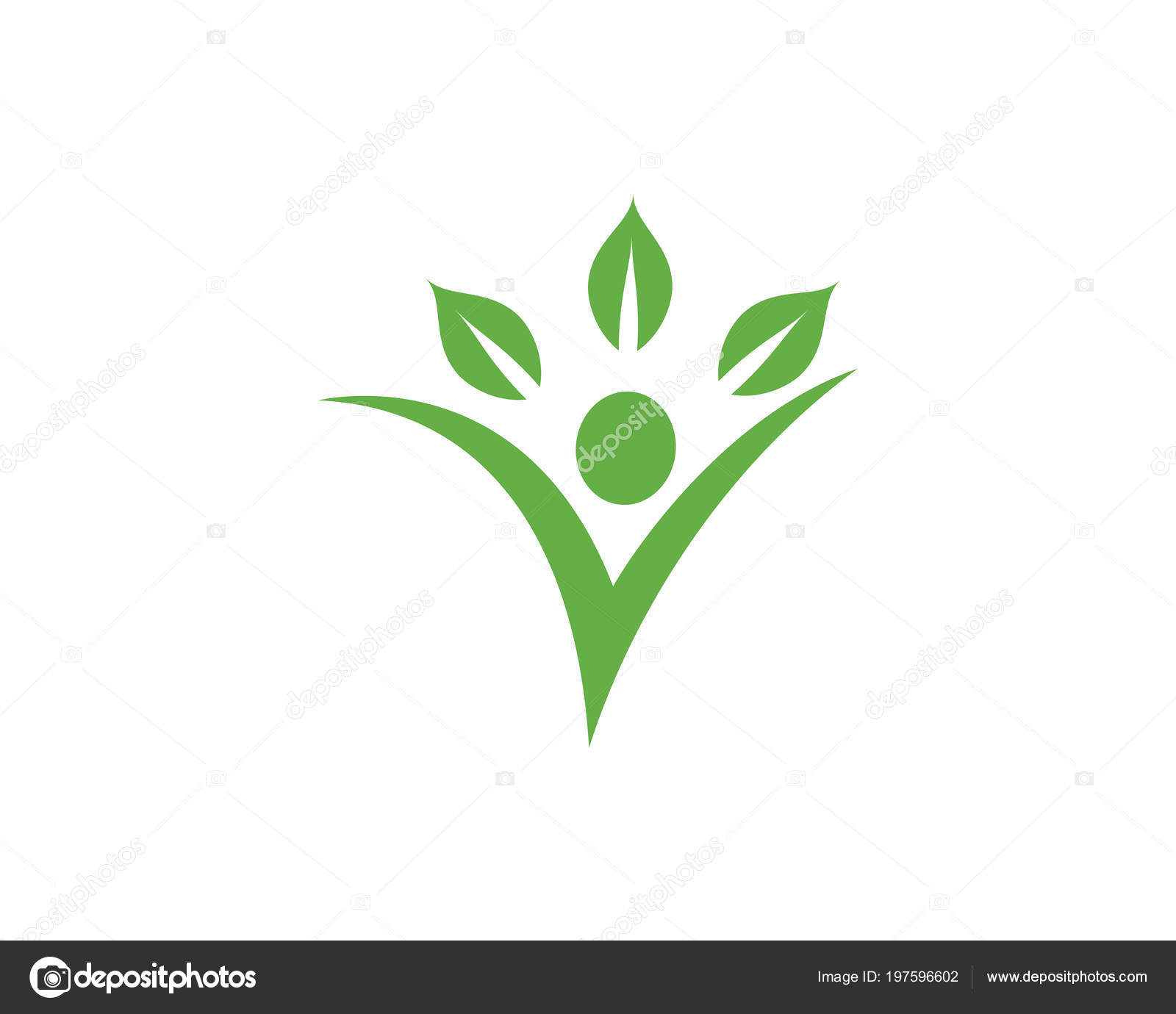 Fun People Healthy Life Logo Template Vector Icon Stock Vector Image by ...