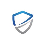 Shield Logo Design Isolated White Background Vector Illustration Stock ...