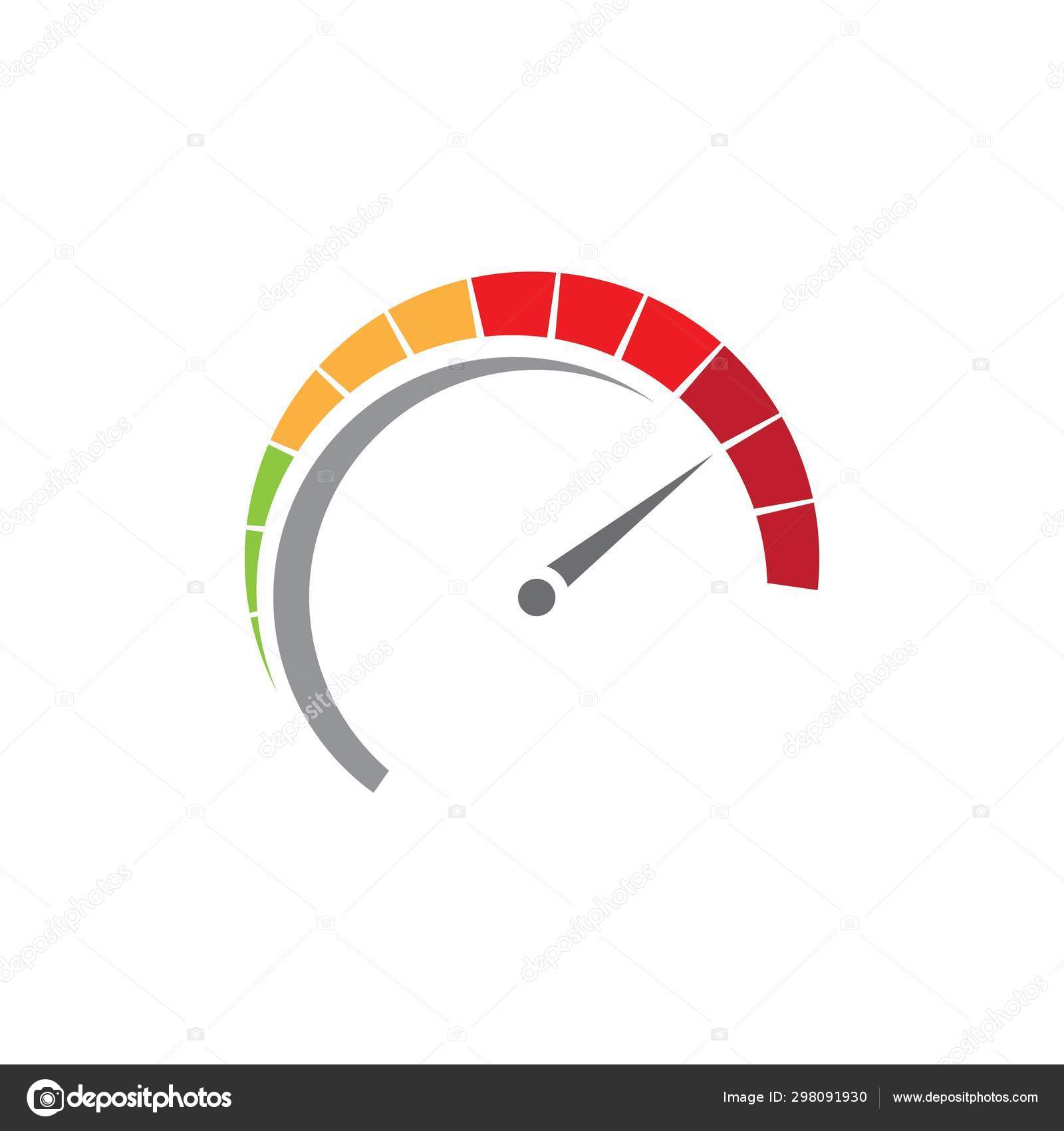 Speedometer vector illustration Stock Vector Image by ©elaelo #298091930