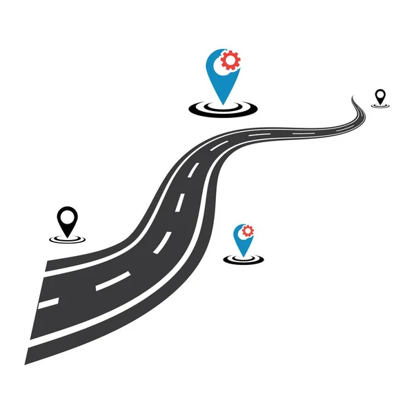 Roadmap Planning icon. Monochrome sign from production management ...