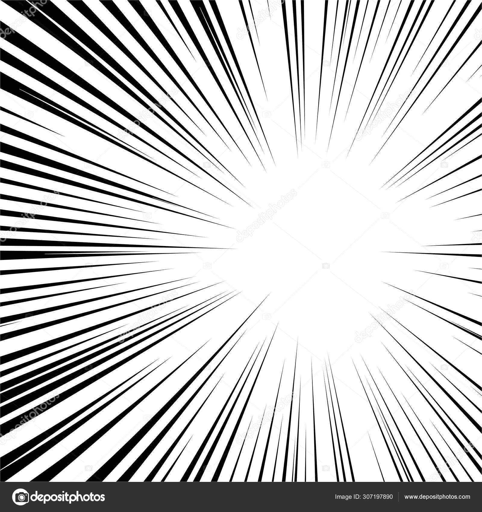 Speed Lines Comic Book Design Stock Vector Image by ©elaelo #307197890