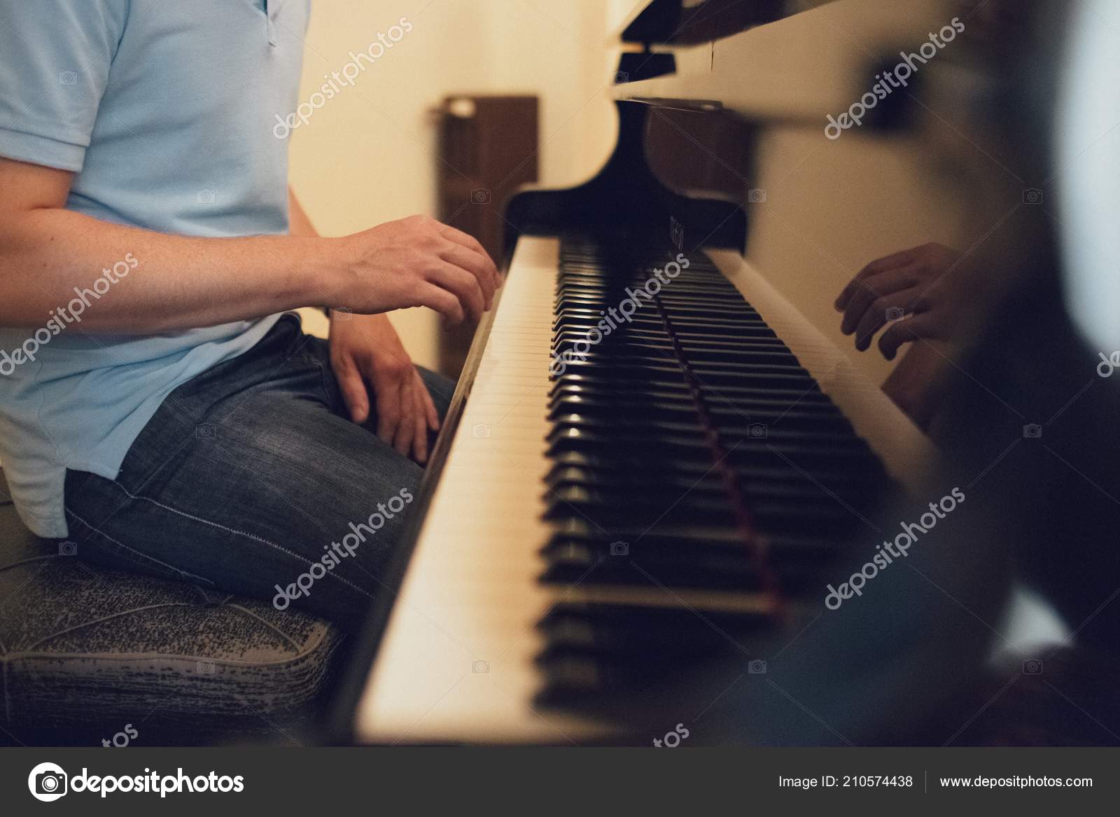 Young Man Playing Piano ⬇ Stock Photo, Image by © joaquincorbalan ...