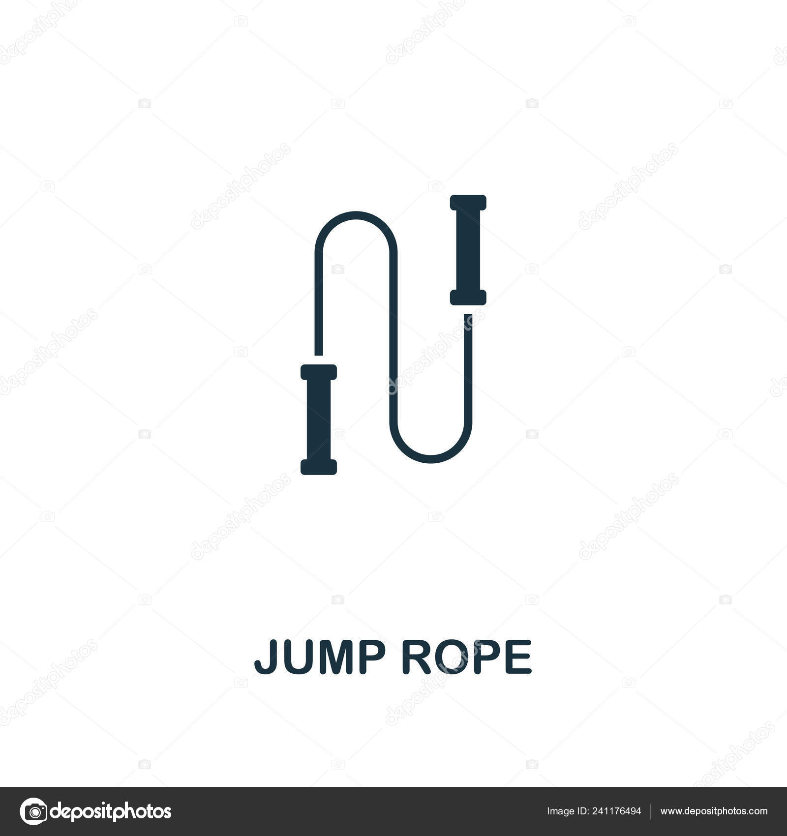 Jump Rope icon. Premium style design from fitness icon collection ...