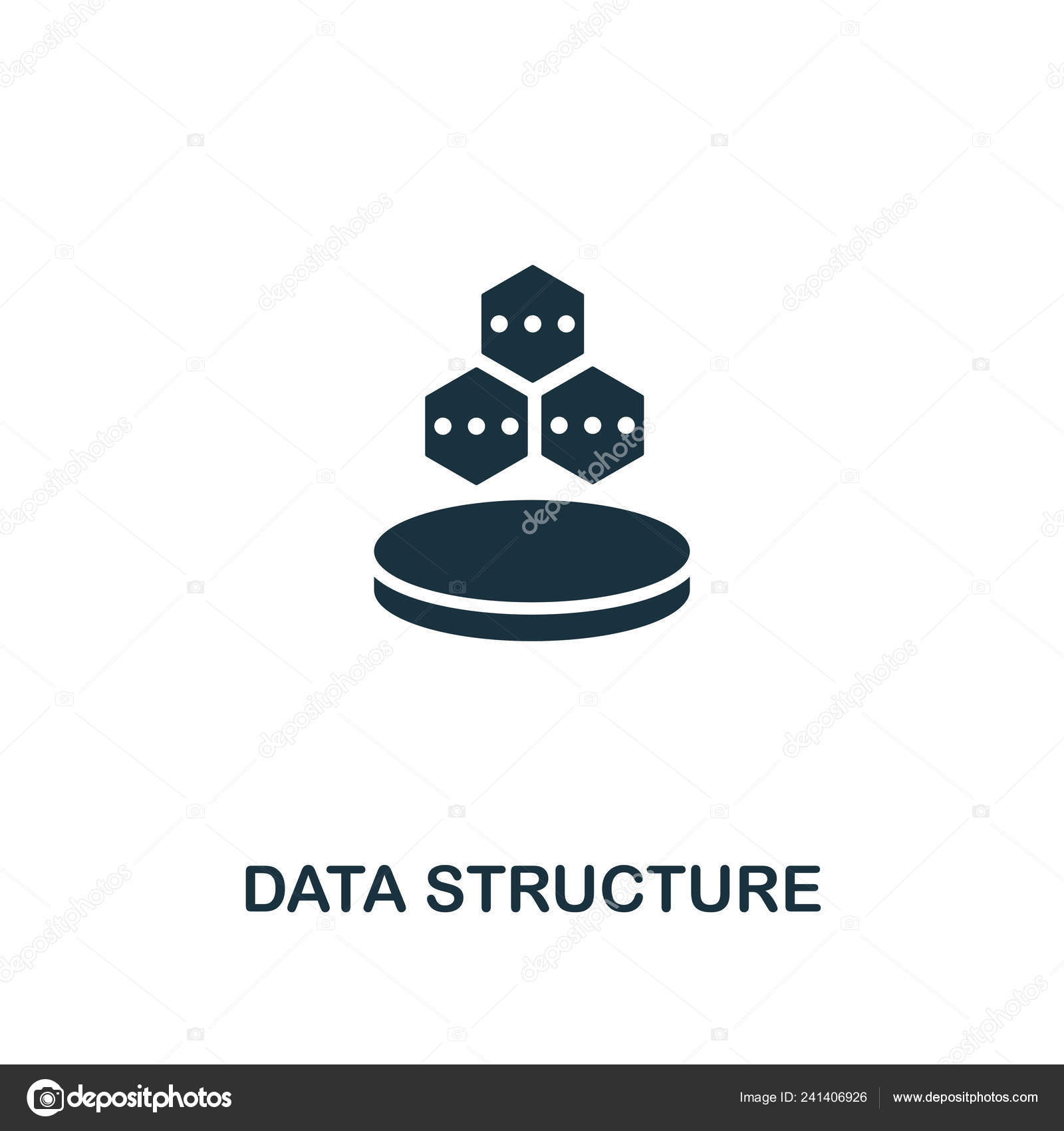 Data Structure icon. Premium style design from web hosting icon ...