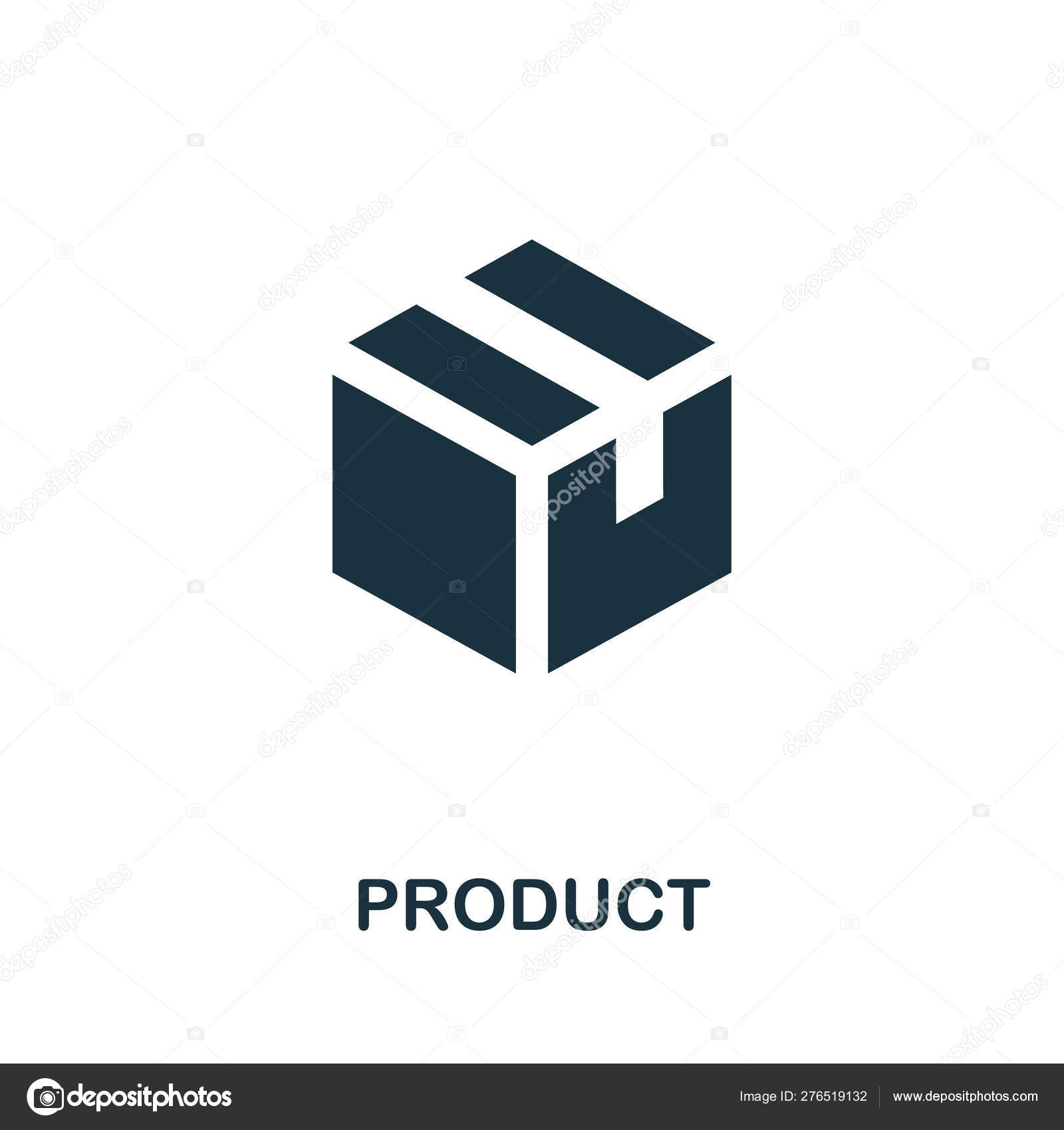 Product icon symbol. Creative sign from quality control icons ...