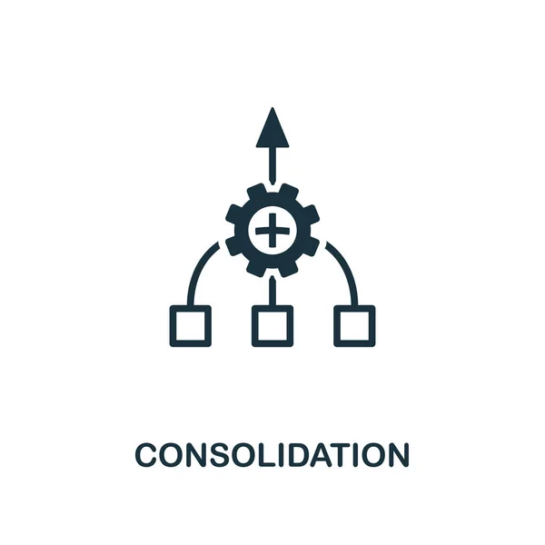 Consolidation Icon Consolidation Concept Symbol Design Vector ...