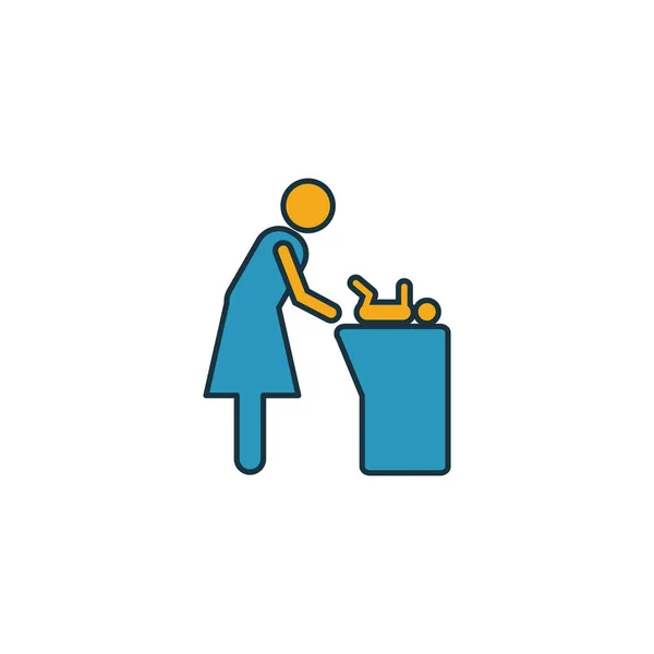 Changing diaper icon — Stock Vector © RedineVector #86861914