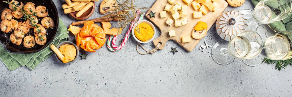 Christmas dinner banner Stock Photos, Royalty Free Christmas dinner ...