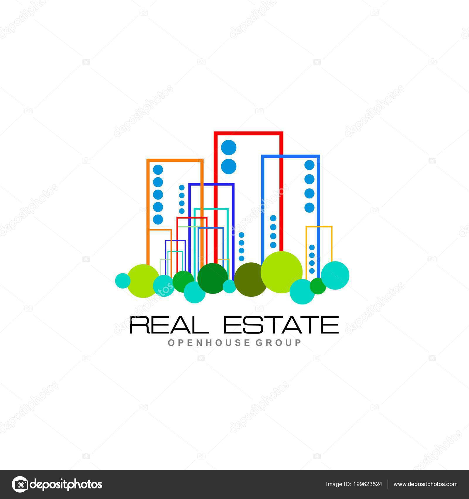 Logo Template Real Estate Apartment Condo House Rental Business Brand ...