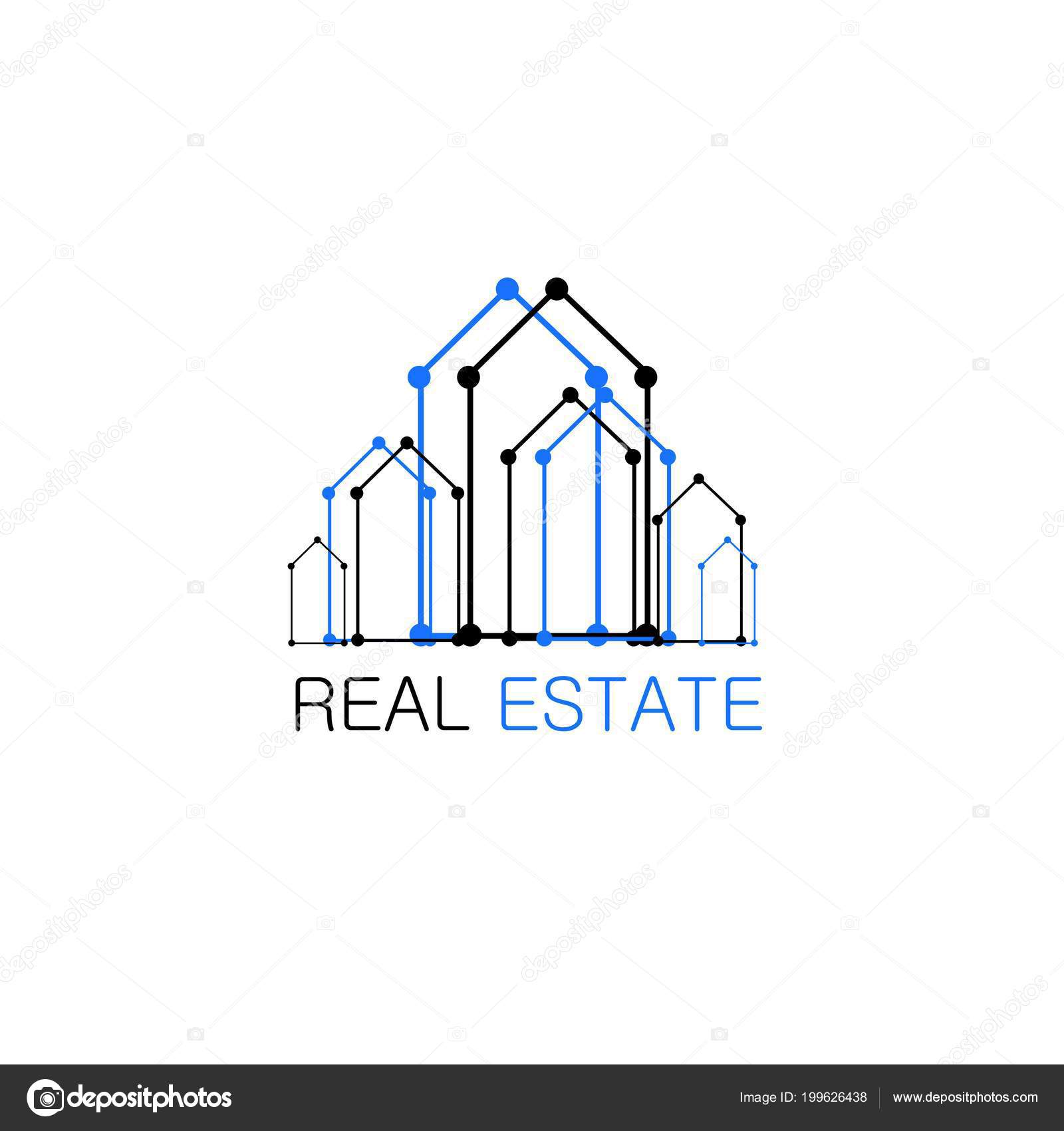 Logo Template Real Estate Apartment Condo House Rental Business Brand ...