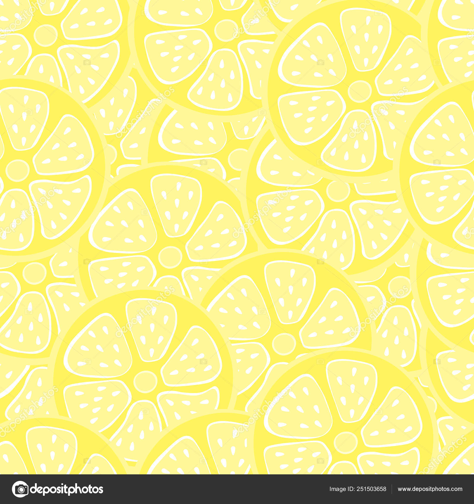 Lemon seamless background. Seamless pattern for design. fresh yellow ...