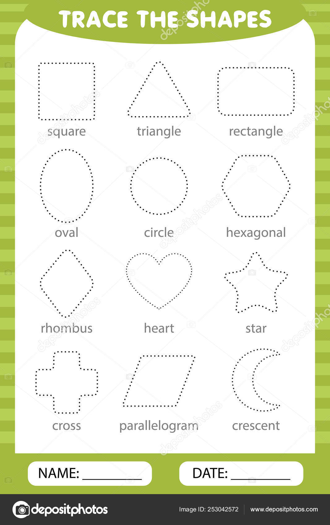 Geometry Shapes Worksheets