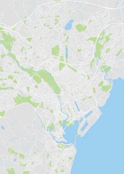 13 Cardiff street map Vector Images | Depositphotos