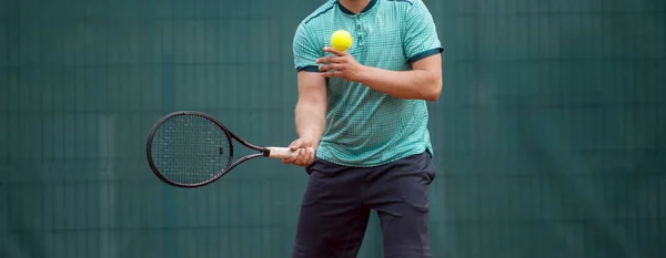 Male tennis player in action. Racket sport - Stock Image - Everypixel