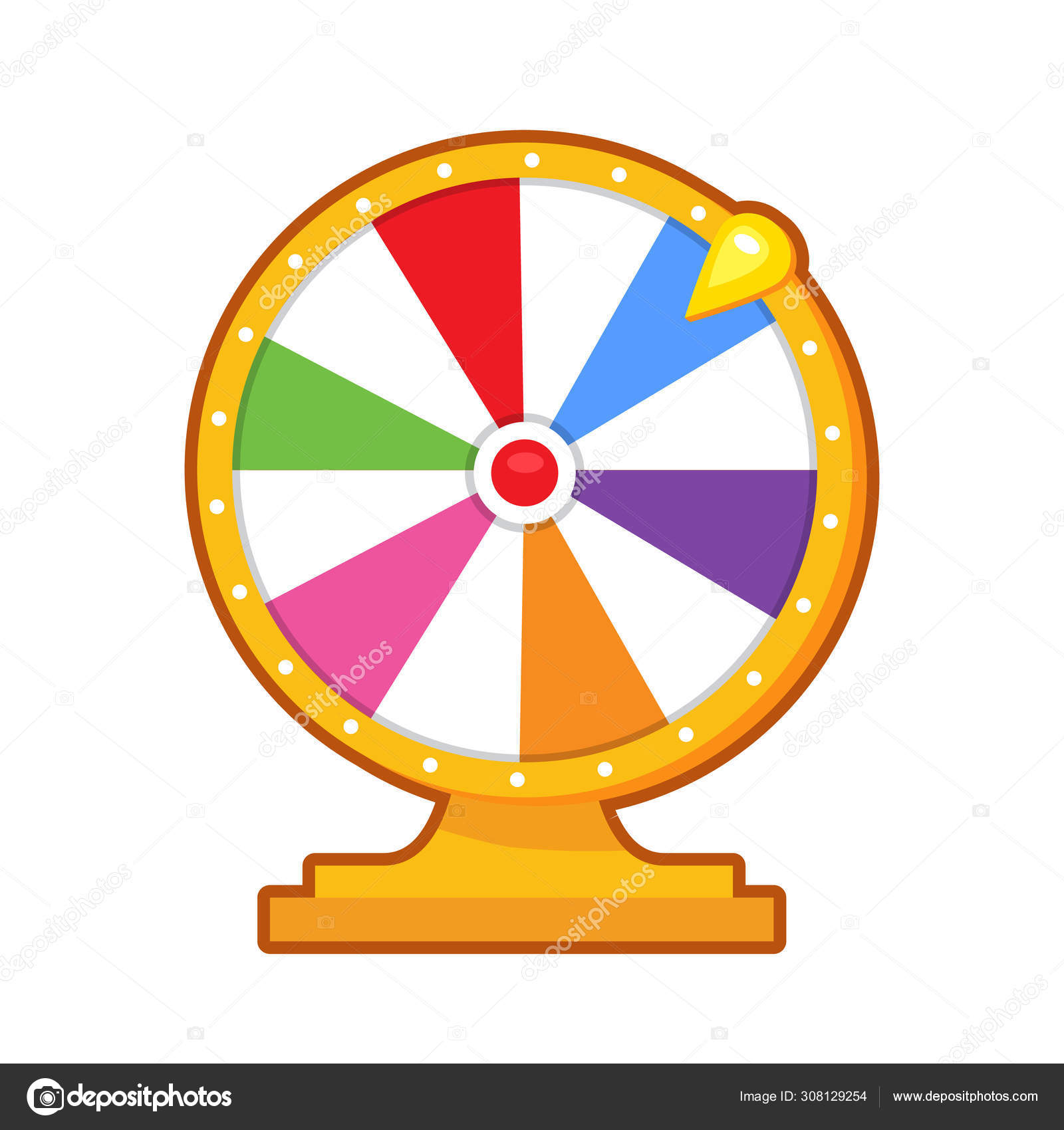 Ilustración vectorial de la ruleta Vector de stock por ©SonneOn 308129254