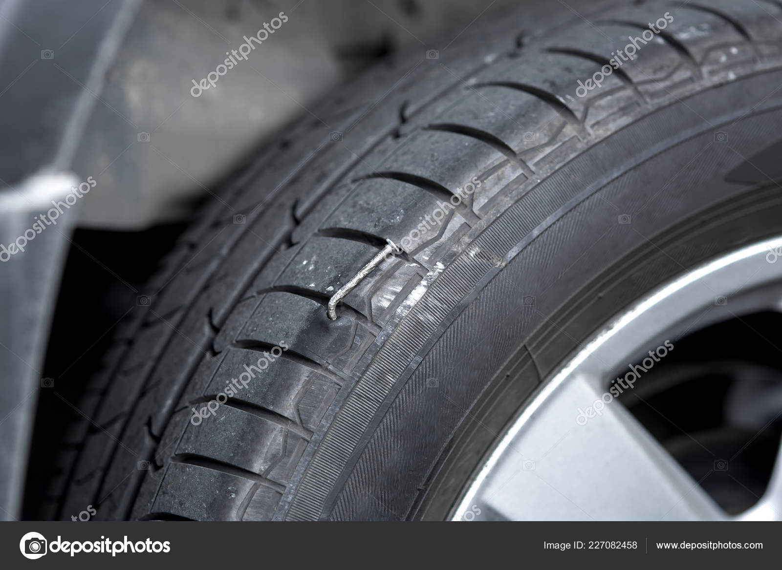 Close Nail Wheel Piercing Iron Nail Automobile Tire Suv Summer Stock ...