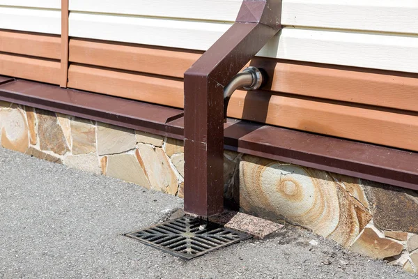 Stormwater Pipe Wall Buildings Facade Rainwater Drainage Drainage ...