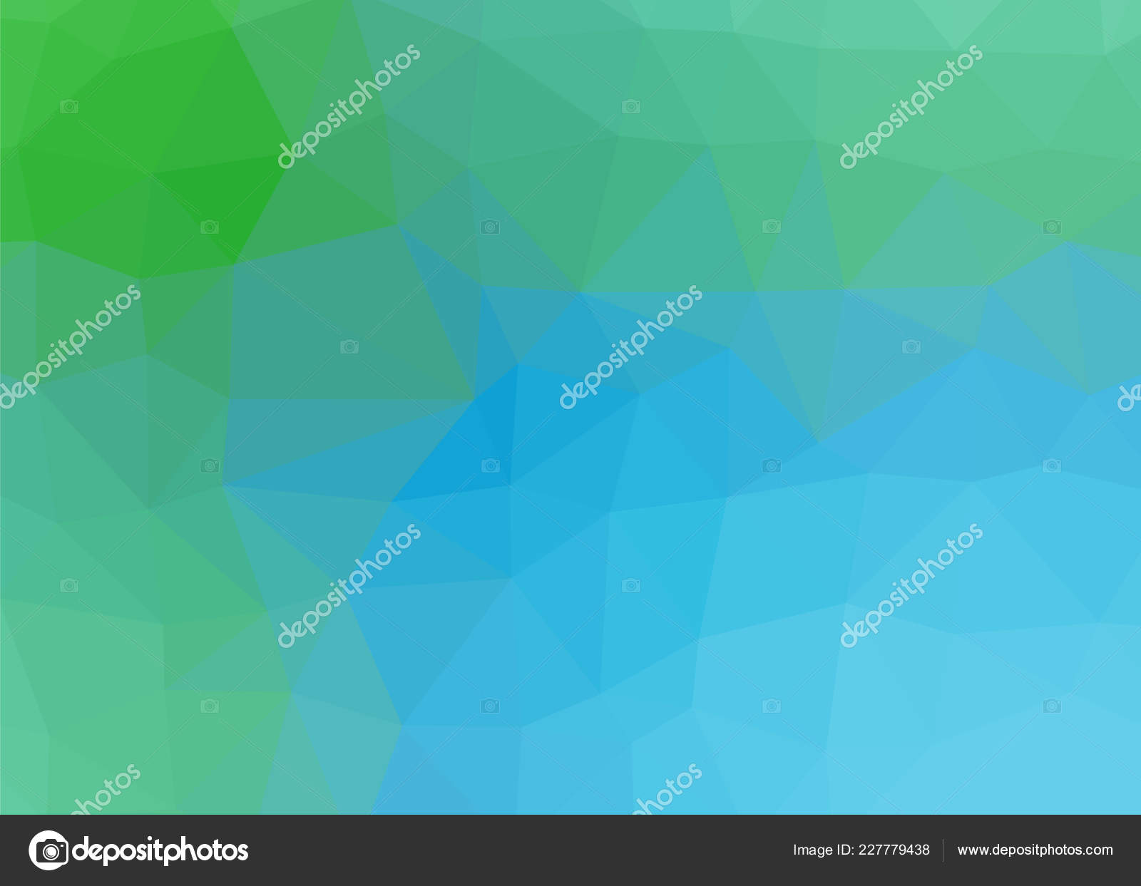 Green Blue Polygon Abstract Mosaic Pattern Background Vector Low Poly ...