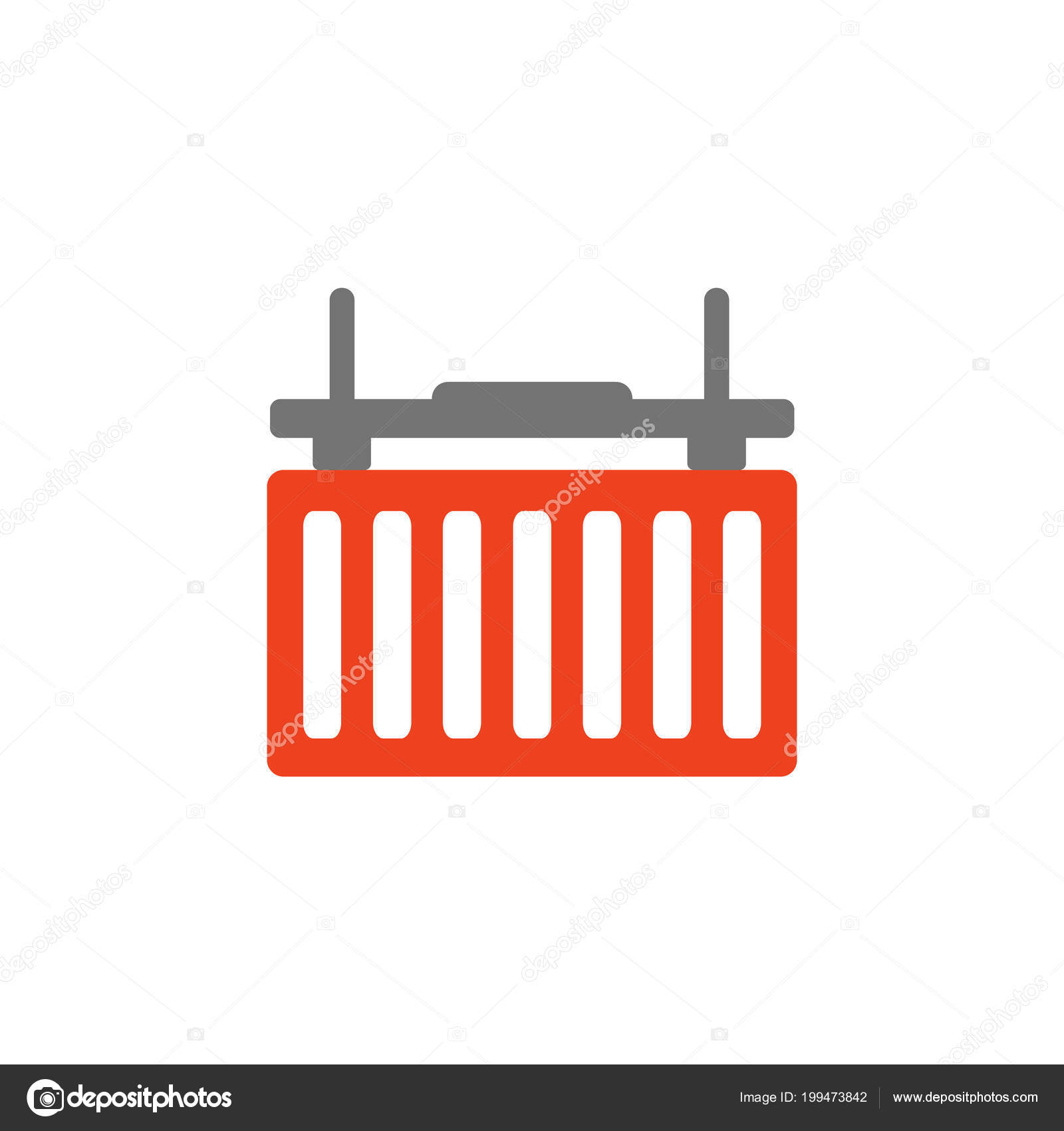 Conception D'icône Logo Conteneur Stock Vector by ©putracetol 199473842