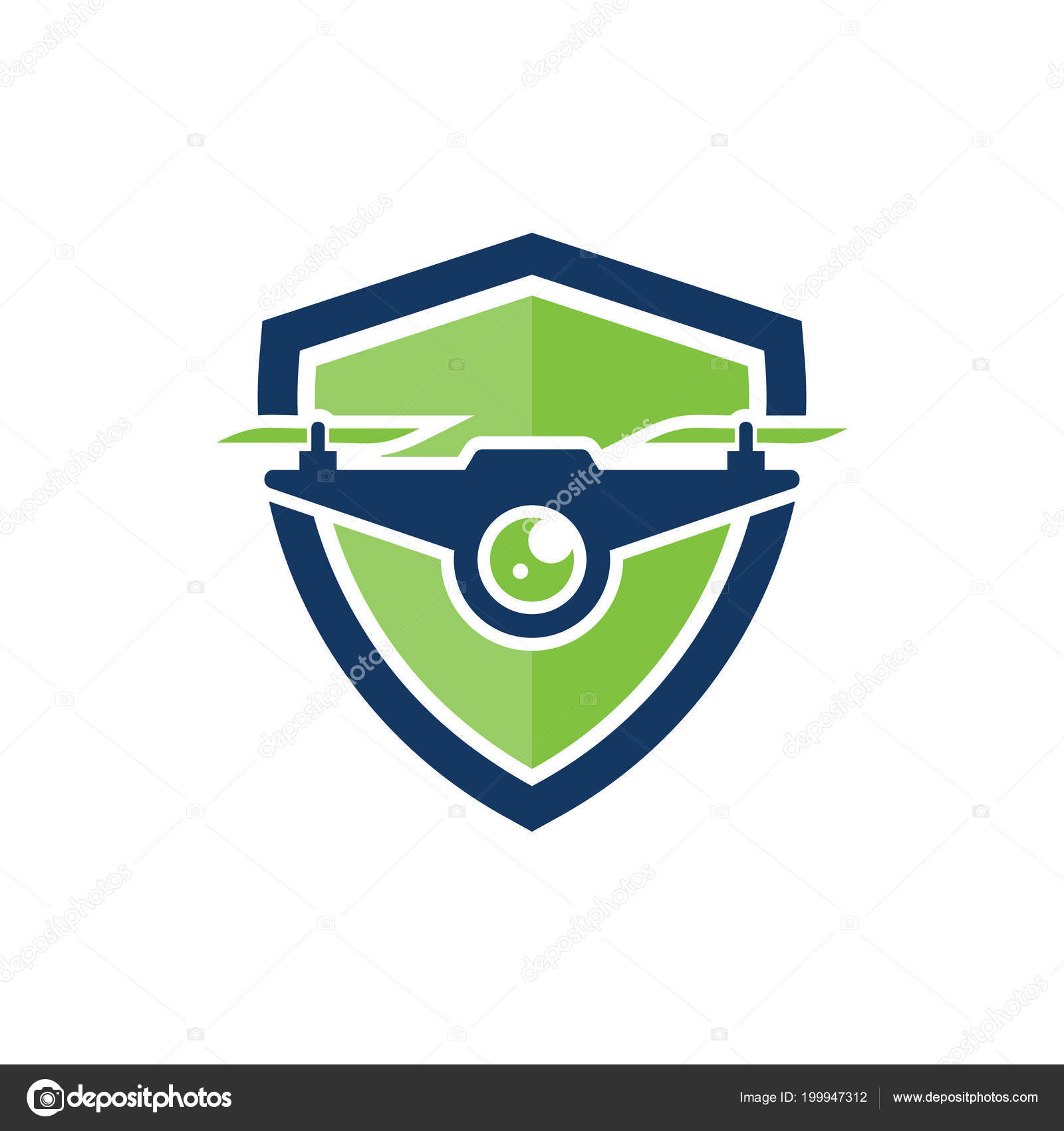 Shield Logo Design Isolated White Background Vector Illustration Stock ...