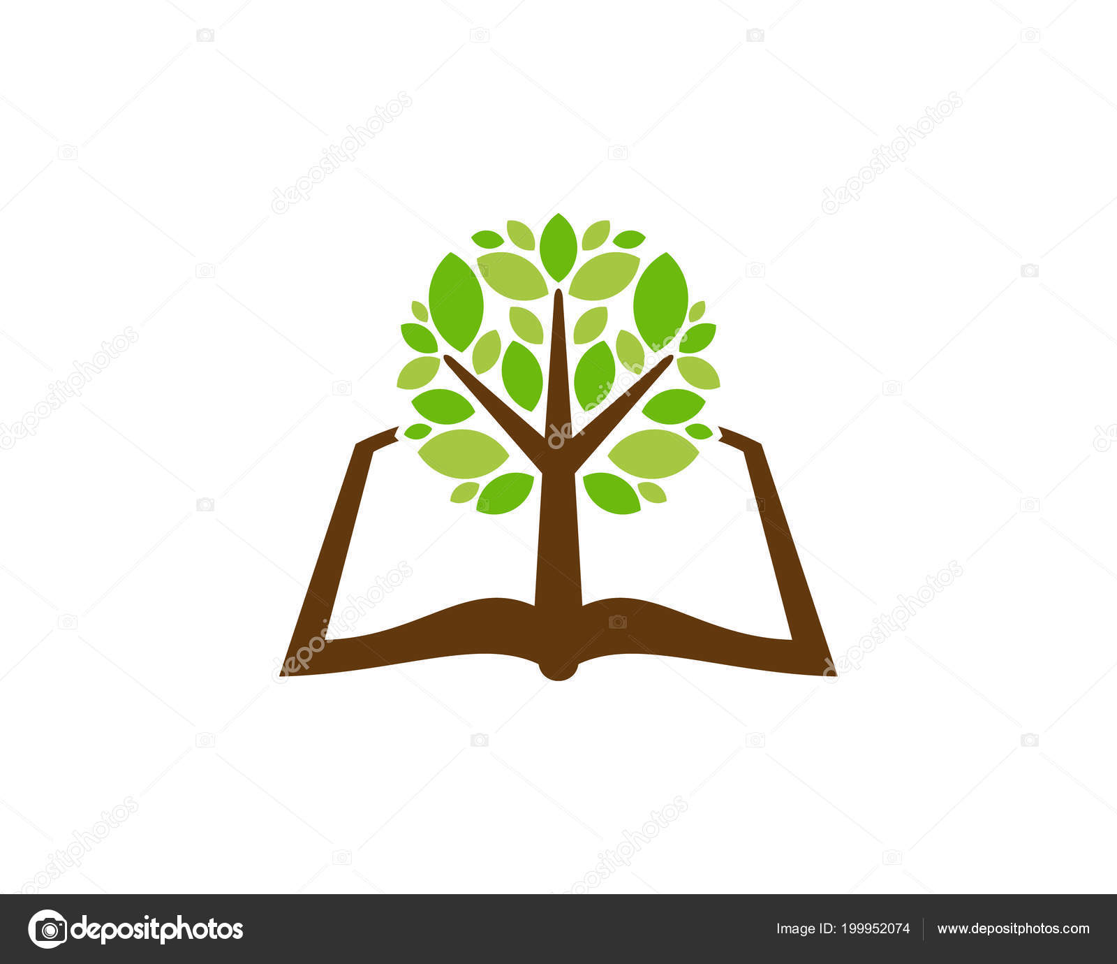 Book Tree Vector