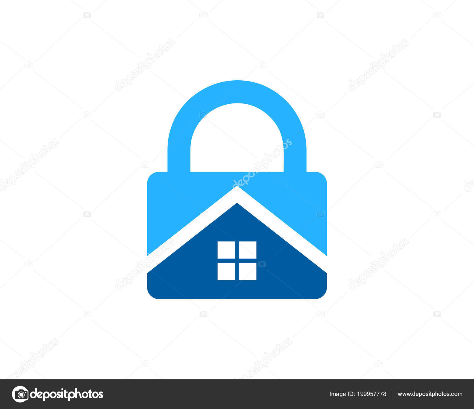 Security Icon Logo Design Element Isolated White Background Vector ...